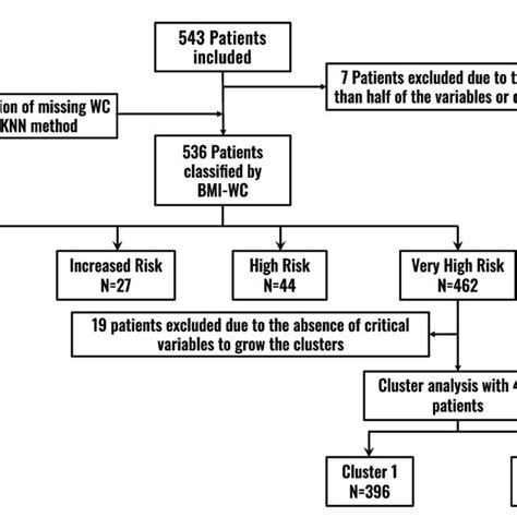 Patient Inclusion Flowchart Bmi Body Mass Index Knn K Nearest