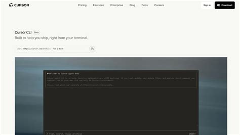 Cursor Cli An Ai Powered Command Line Tool Launched By Cursor Alternative Ai Tools