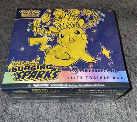 PokÉmon Tcg Scarlet And Violet Surging Sparks Pokémon Center Elite