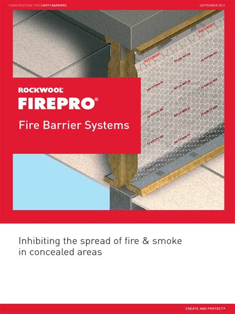 Rockwool Fire Barrier Datasheet Pdf Duct Flow Building Insulation