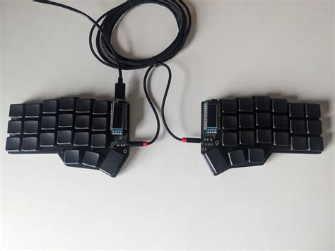 Just Built First Ergo Keyboard Looking For Oled Plate Designs Rergomechkeyboards