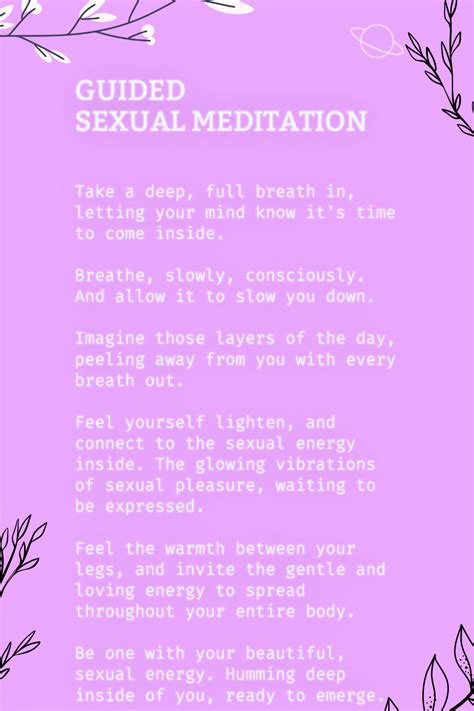 Guided Sexual Meditation