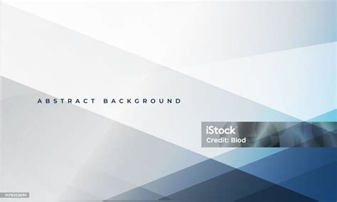 흰색과 파란색 현대 추상적인 배경 기하학적 모양이 있는 밝은 추상 배경 배경 주제에 대한 스톡 벡터 아트 및 기타 이미지 배경 주제 추상적인 배경 패턴 Istock