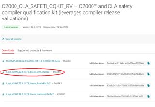 CCSTUDIO3 TMS320F2800157 Compiler Qualification C2000