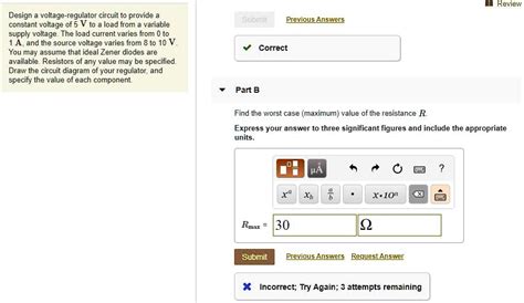 Review Design A Voltage Regulator Circuit To Provide A Constant Voltage