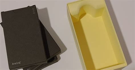 Gridfinity Analog Card Deck Storage By Nurdok Download Free Stl Model