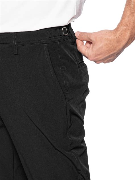 Calça Masculina Social Tech Fivela Lateral Preto Sergio K