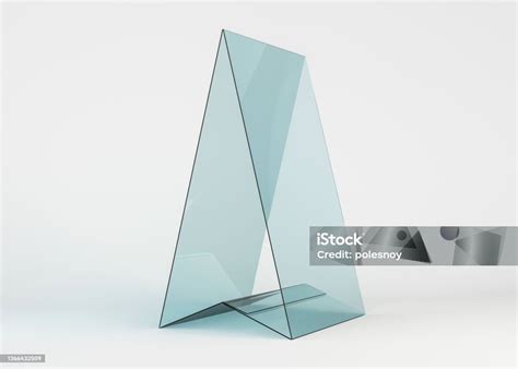 디스플레이 스탠드 또는 아크릴 테이블 텐트 카드 홀더 격리 3d 일러스트레이션 널판지에 대한 스톡 사진 및 기타 이미지 널판지 투명 아크릴 유리 투명한 Istock