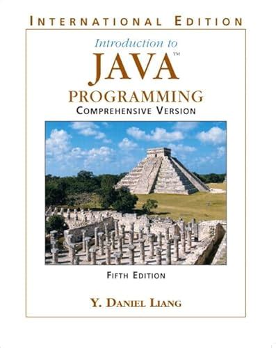 Introduction To Java Programming Comprehensive International Edition