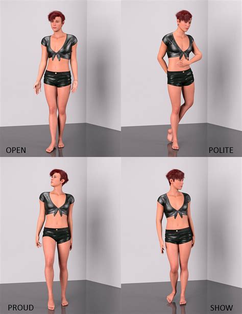 All About Idle Poses For Genesis 9 Bundle Daz 3d
