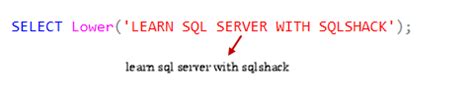 Overview Of SQL LOWER And SQL UPPER Functions