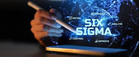 Six Sigma Methodology And Process Improvement Illustrated On A Digital