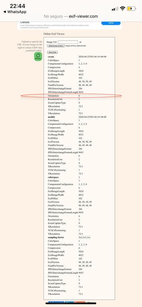 Javascript Exif Orientation Issue In Safari Mobile Stack Overflow