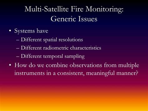 Ppt Active Fire Detection Using Geostationary Satellites Powerpoint