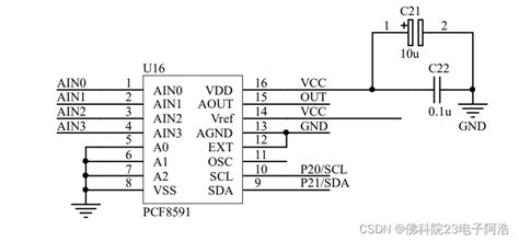 对 数模转换模块pcf8591 的学习过程分享pcf8591模块 Csdn博客