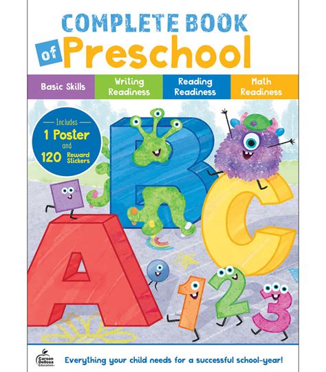 Grade Pk K Complete Book Of Preschool Workbook Worksheets Library
