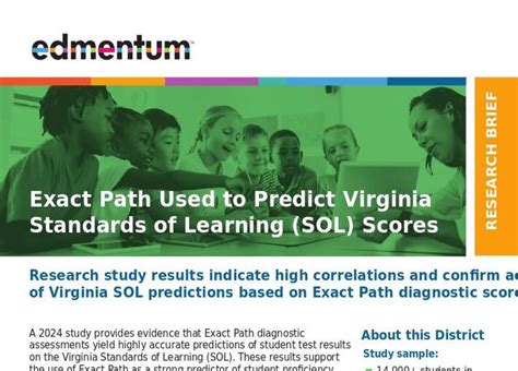 Exact Path Diagnostic And Virginia Standards Of Learning Edmentum