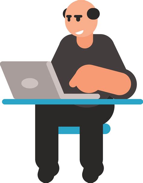 male programmer vector art icons and graphics for free download