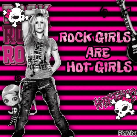 Rock Girls Are Hot Girls Free Animated  Picmix