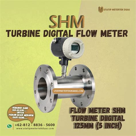 Flow Meter Turbine Digital Shm Dn65 2 12