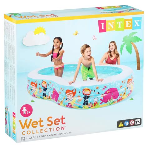 Купить Детский бассейн Intex 56490 262X160X46 см в Ташкенте недорого