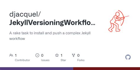 Github Djacqueljekyllversioningworkflows A Rake Task To Install And