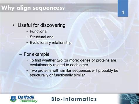 Global And Local Alignment Bioinformatics Pptx