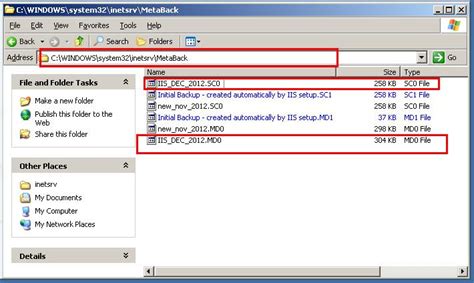Metabase And Iis 6 0 Backup Restore