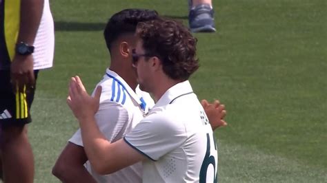 Mohammed Siraj Travis Head Bury The Hatchet Through Post Match Gesture To End Heated Adelaide