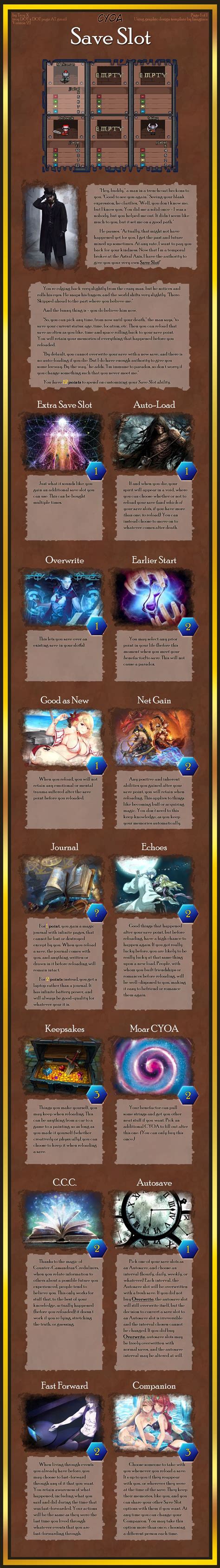 Save Slot Version 21 Cyoa Create Your Own Adventure Cyoa Games