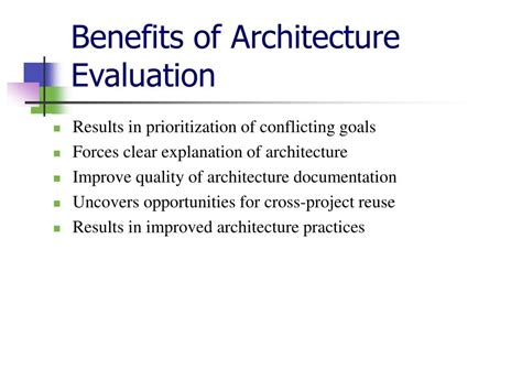 ppt software architecture evaluation powerpoint presentation free download id 1391931