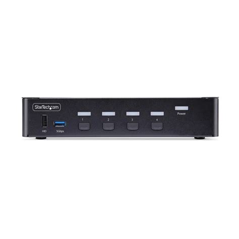 STARTECH D86A2 4 PORT 8K KVM 4 Port DisplayPort KVM Switch IPon Hu