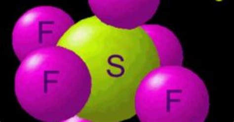 This Is A Representation Of Sulfur Hexaflouride Call It Anti Helium
