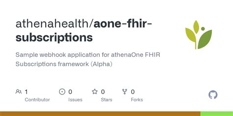Github Athenahealthaone Fhir Subscriptions Sample Webhook Application For Athenaone Fhir