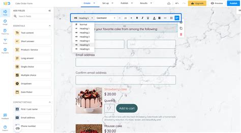 Inline Editing For Your Form Fields 123formbuilder Knowledge Base