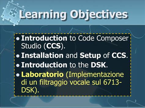 Ppt Code Composer Studio Ccs And The Dsks Dsk6711 Dsk6713 And
