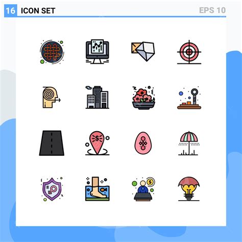 Business Investment Stock Vector Design Images Stock Vector Icon Pack Of 16 Line Signs And