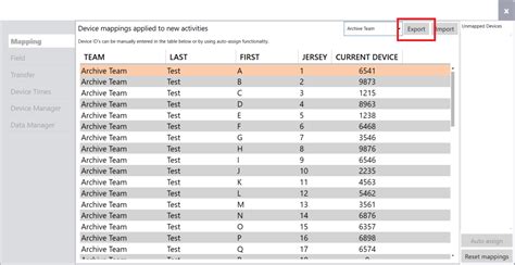 How To Importexport Device Mappings Catapult Support