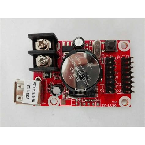 jual led running text controller tf lu20 pengganti tf su2014 shopee