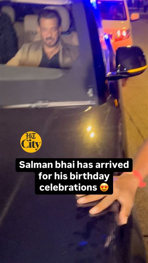 Ht City Salman Khans 59th Birthday Celebrations Took Place In