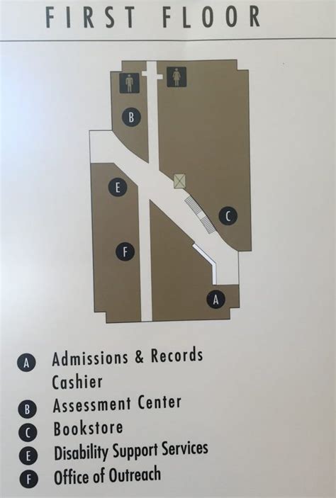 Map Of Locations Of Offices In The De Anza College Registration And