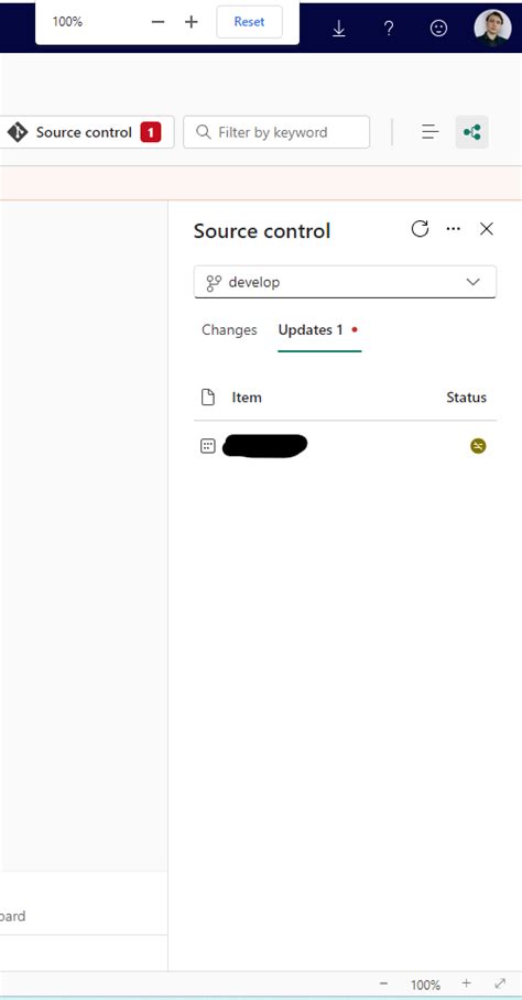 Source Control Update Button Unvisible Microsoft Fabric Community