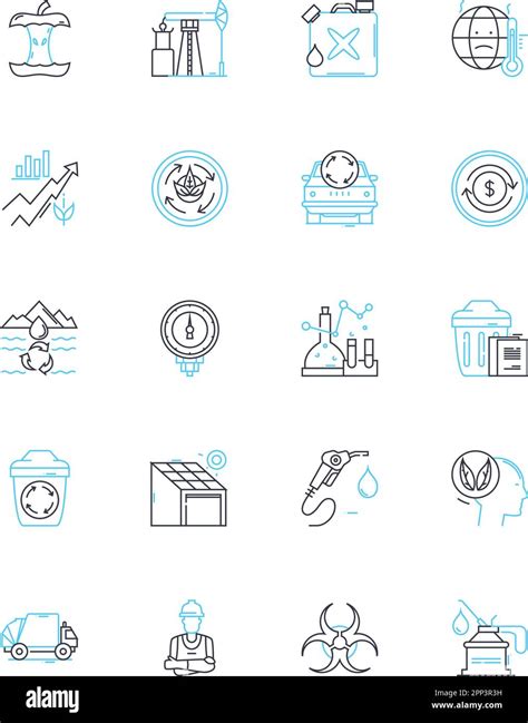 Strategic Planning Linear Icons Set Visionary Analytical Proactive