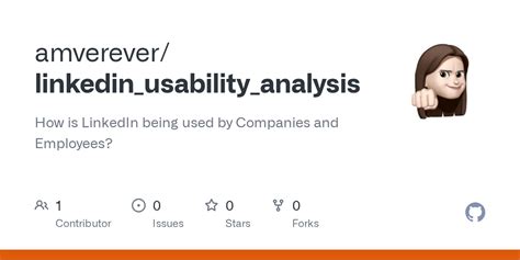 Github Amvereverlinkedinusabilityanalysis How Is Linkedin Being Used By Companies And