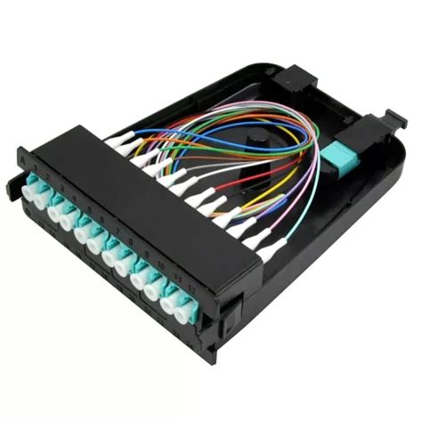 Module 24 Fiber Mpo Lc For Fiber Optic Patch Panel Mpo Cassette Fiber Optic Patch Cord And