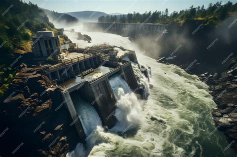 Premium Ai Image Hydropower Green Energy Renewable Energy Sources Ai Generated