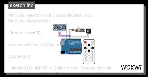 projeto fechadura automática Wokwi ESP32 STM32 Arduino Simulator