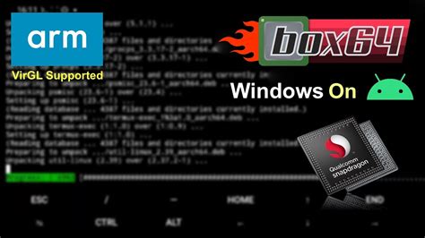 install windows box86 box64 on any android phone pc games emulation