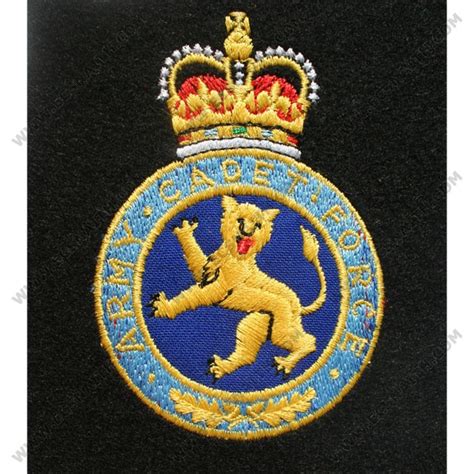 E C Snaith And Son Ltd Army Cadet Force Silk Blazer Badge Blazer Badges
