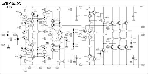 Apex F40 Amplifier Schematic  Devre şeması Devre